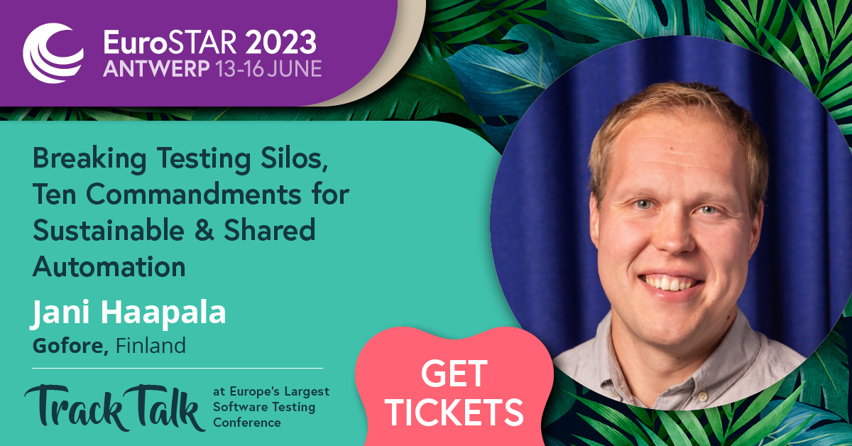 Breaking Testing Silos | Shared Automation | Jani Haapala